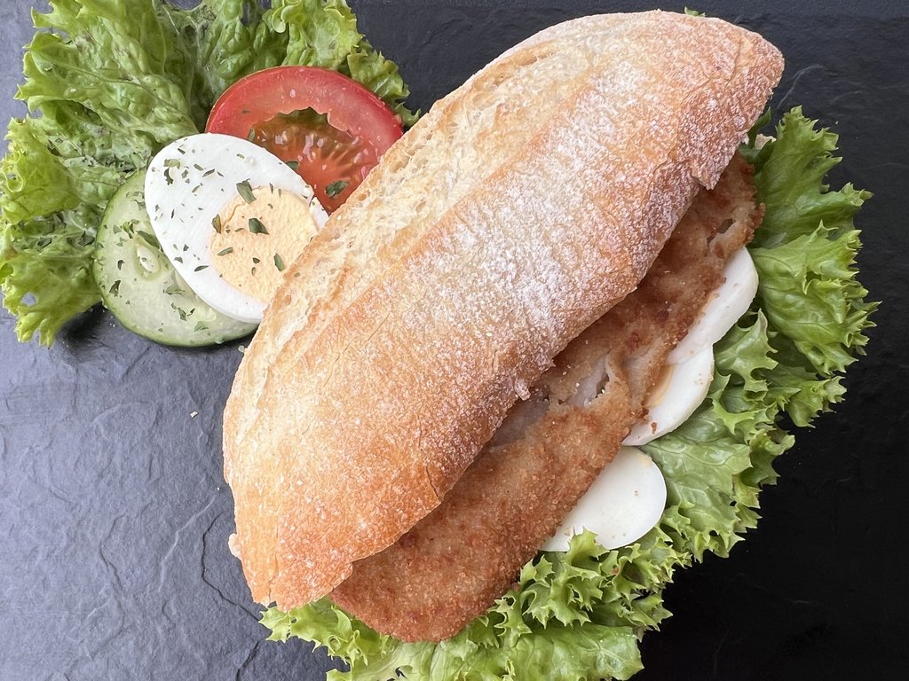 Backfisch-Baguette